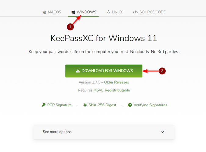 KeePassXC - Installation und Einrichtung unter Windows – ZIM HilfeWiki